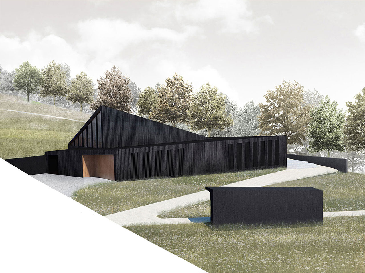 Architecture Administrative Building Funeral Home